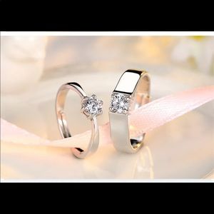 Jewelry | Couple Rings Wedding Engagement Promise Ring Set | Poshmark